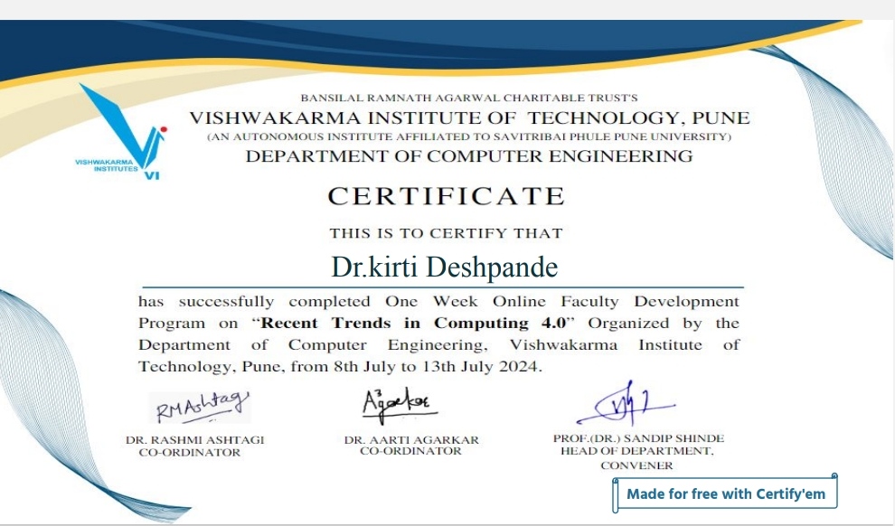 Computer Science And Business Systems Department - JSPM's Rajarshi ...