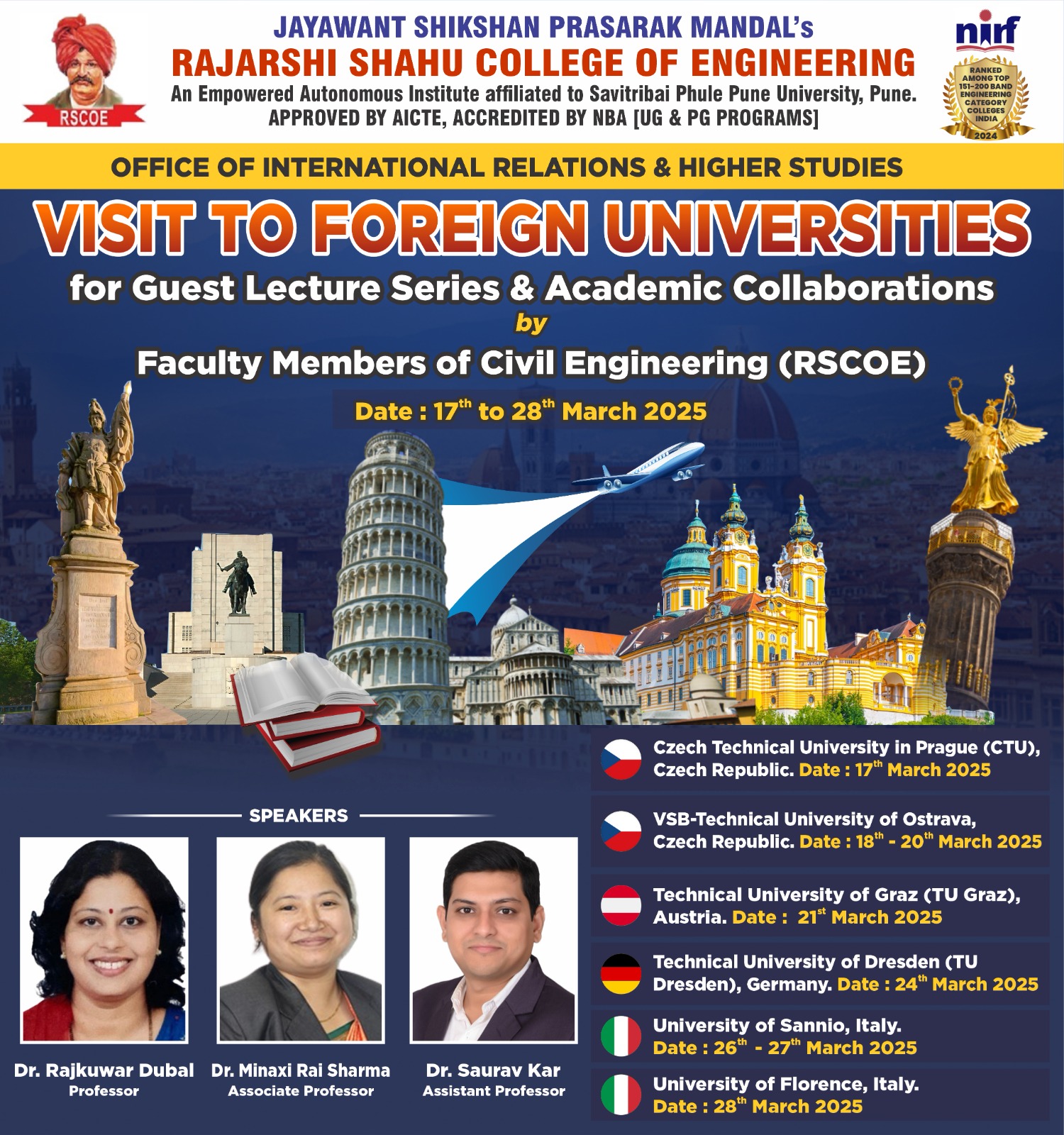 Home Page - JSPM's Rajarshi Shahu College of Engineering, Tathawade, Pune