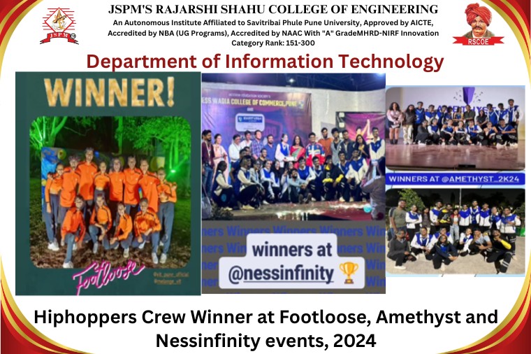 Information Technology Department - JSPM's Rajarshi Shahu College of ...